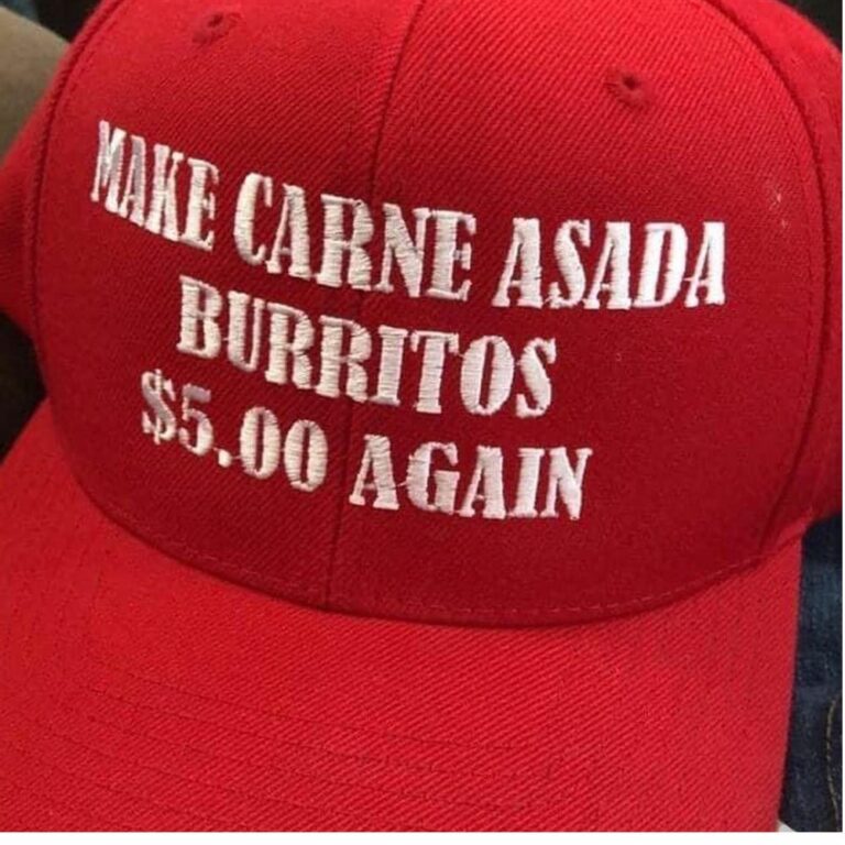Make Carne Asada Burritos 5 Dollars Again Hat - Grishko