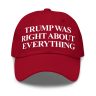 Donald Trump Was Right About Everything Hat - Grishko